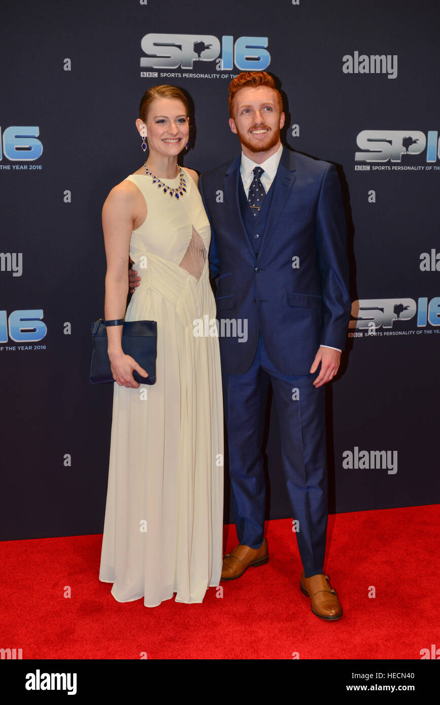 Bryony Page arriving on the Red Carpet the 2016 Sports personality Of ...