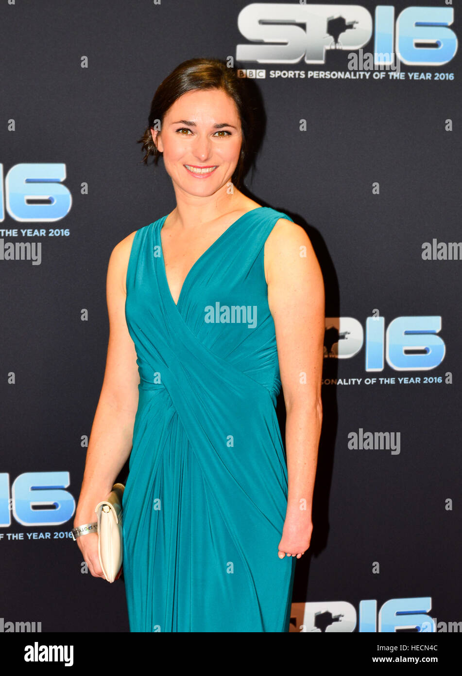 Sarah Storey arriving on the Red Carpet the 2016 Sports personality Of ...