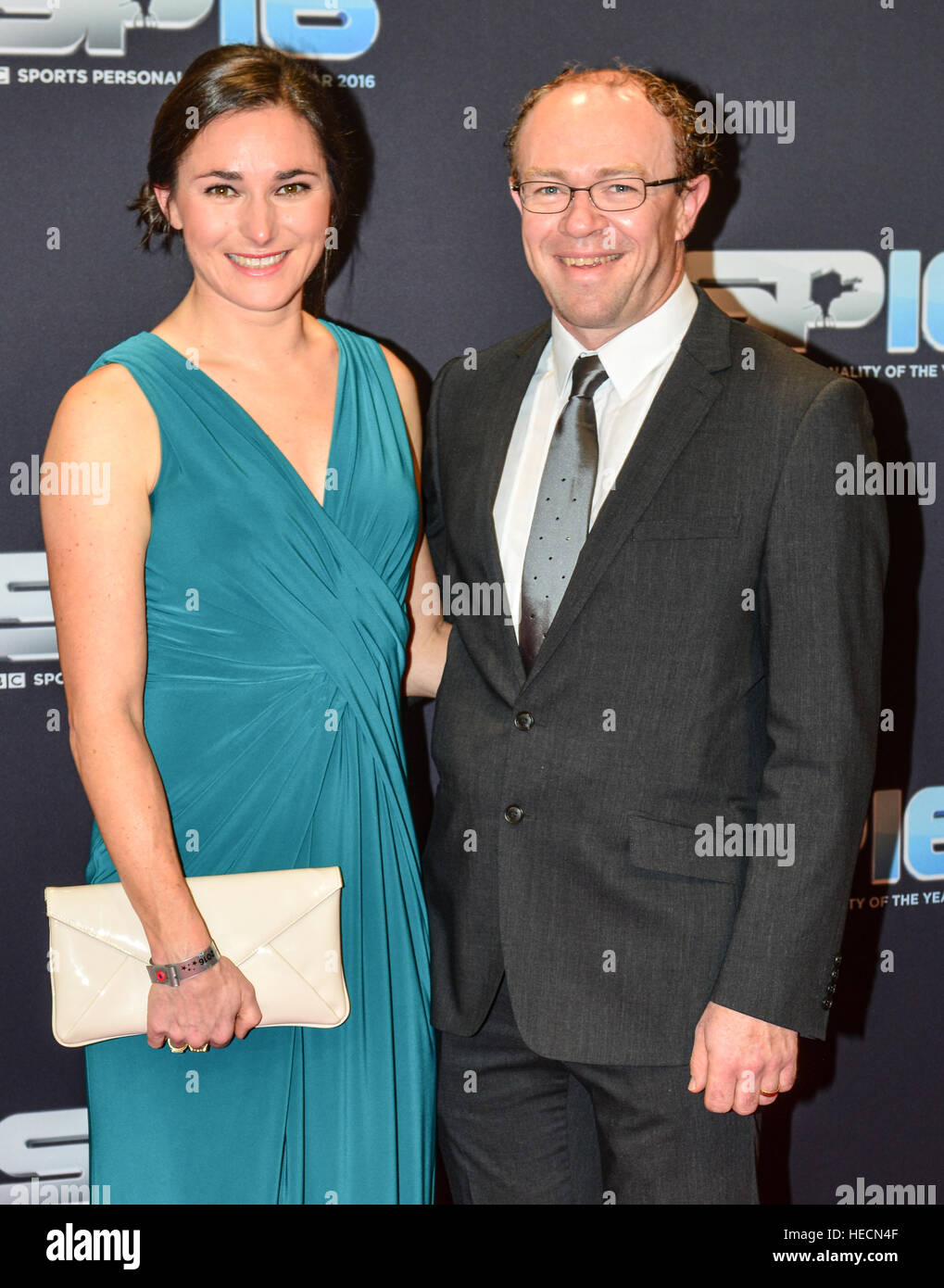 Sarah Storey and Barney Store arriving on the Red Carpet the 2016 ...