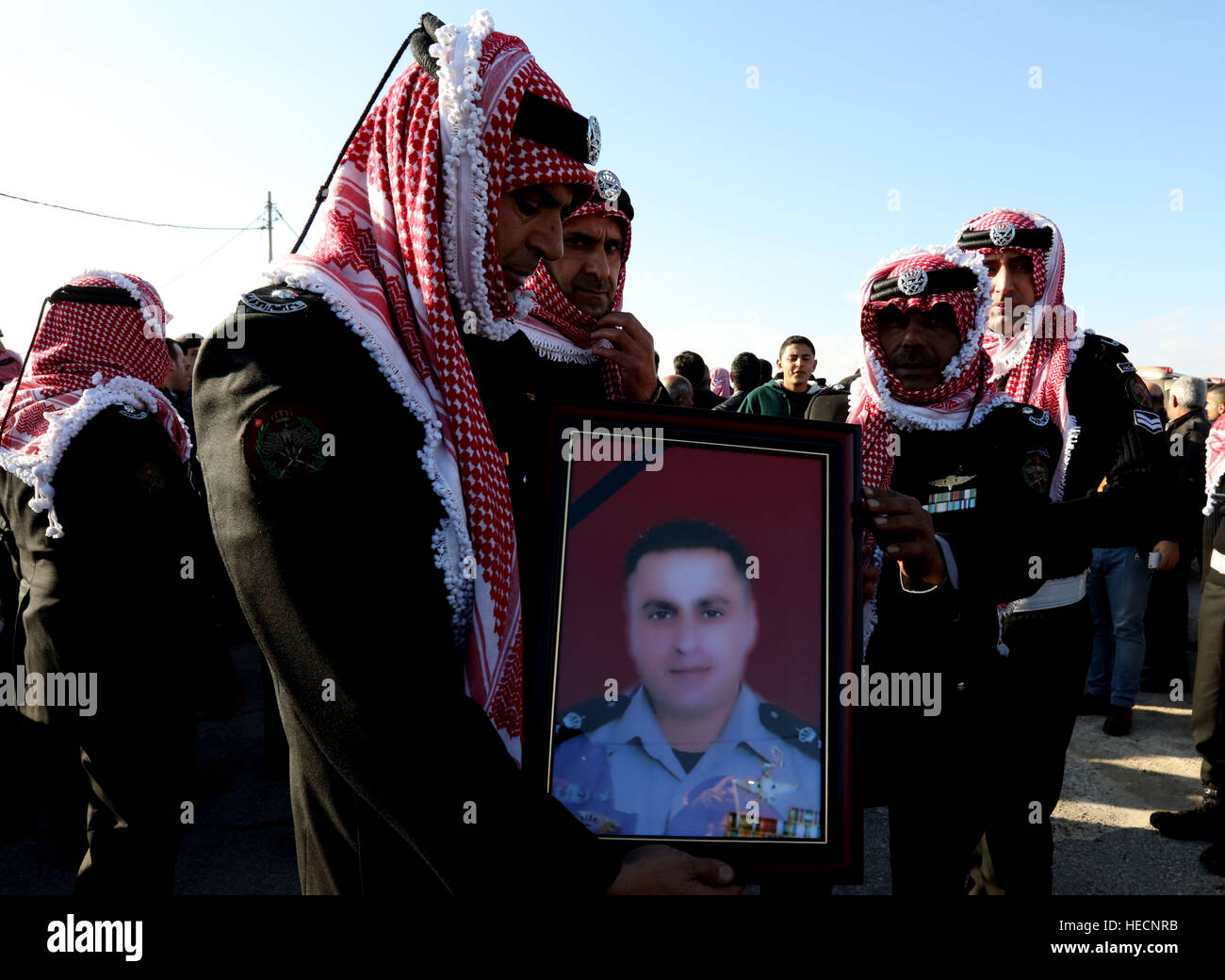 Karak, Jordan. 19th Dec, 2016. The funeral of Lieutenant Colonel Saed ...