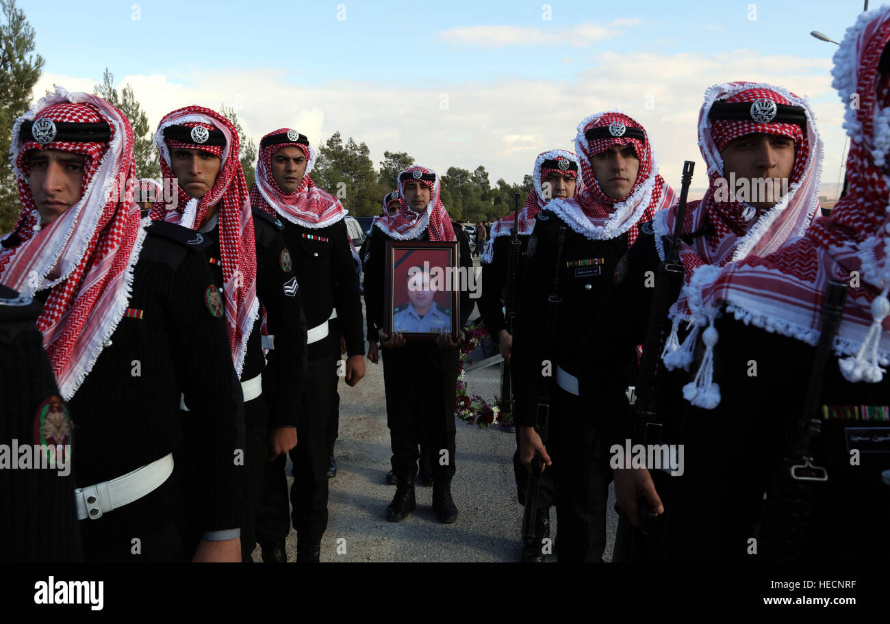 Karak, Jordan. 19th Dec, 2016. The funeral of Lieutenant Colonel Saed ...