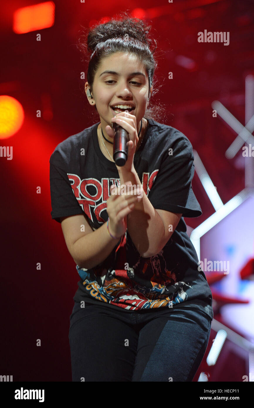 Sunrise FL, USA. 18th Dec, 2016. Alessia Cara performs during The I ...