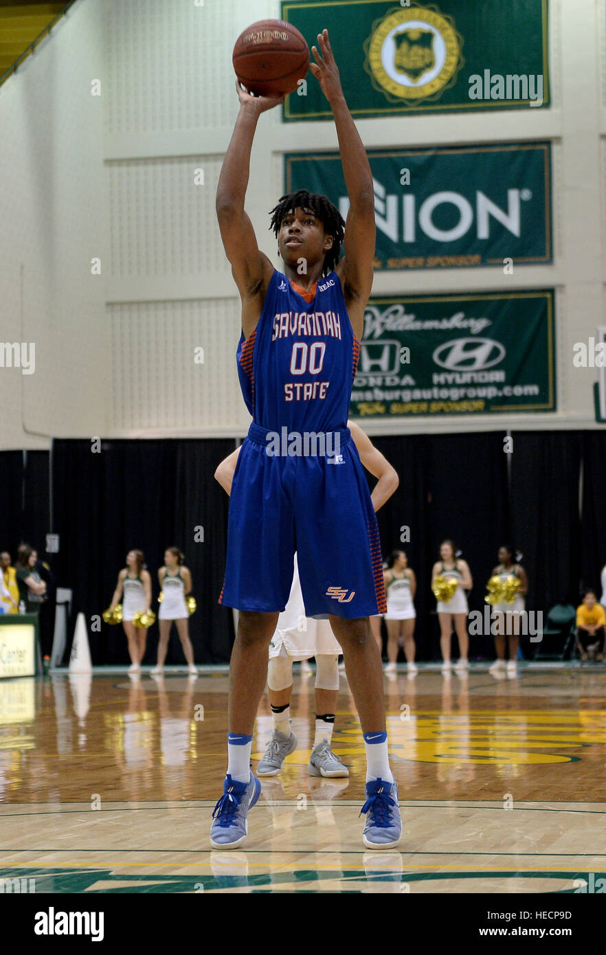 Williamsburg, VA, USA. 19th Dec, 2016. 20161219 - Savannah State ...