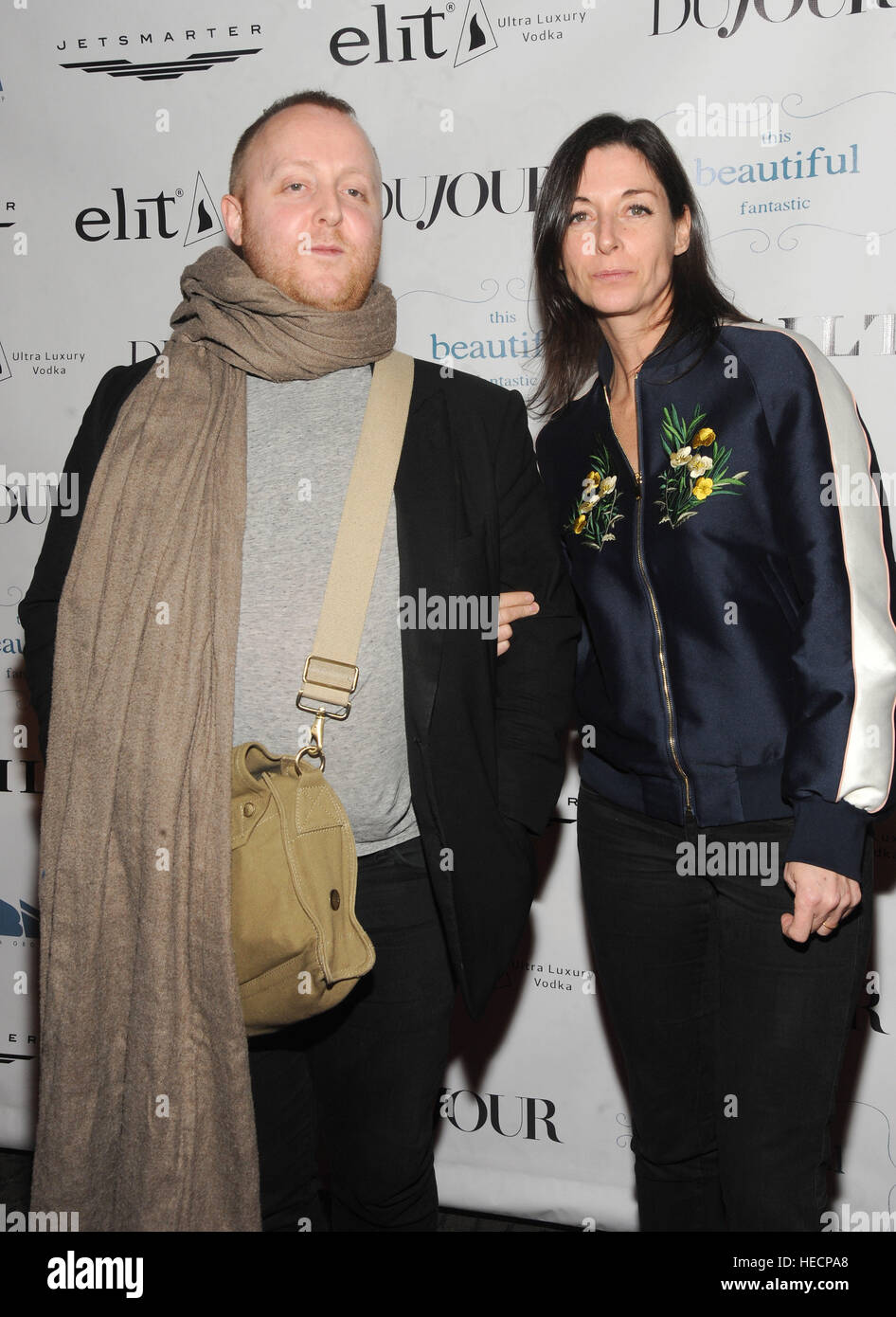 New York, USA. 19th Dec, 2016. Mary McCartney and Michael McCartney ...