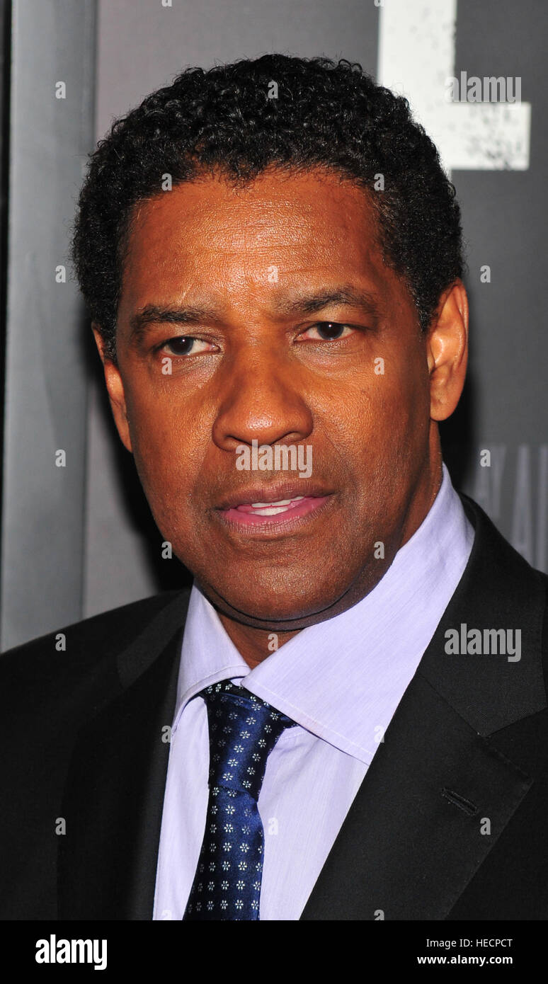 New York, USA. 19th Dec, 2016. Denzel Washington attends the 'Fences ...
