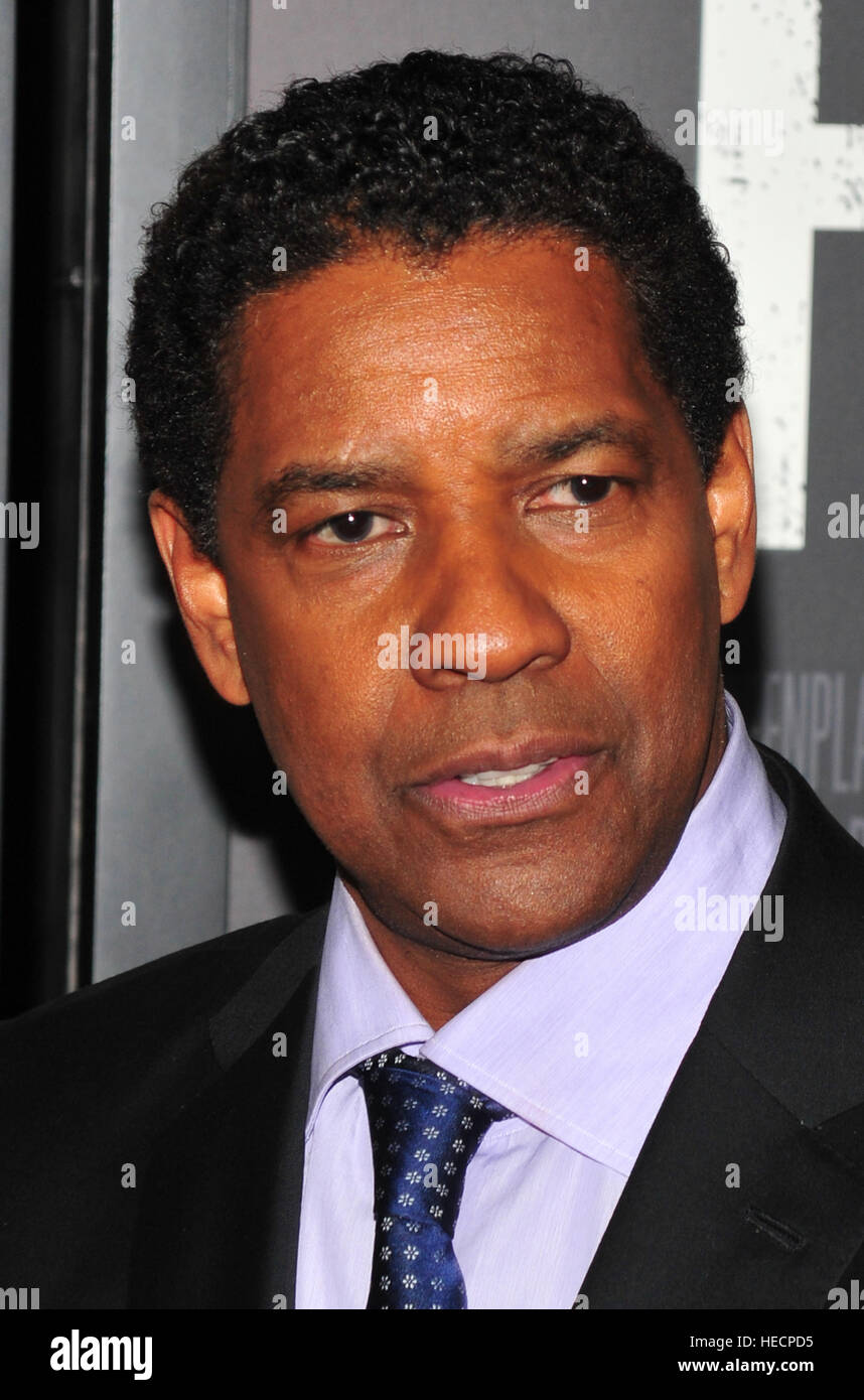 New York, USA. 19th Dec, 2016. Denzel Washington attends the 'Fences ...
