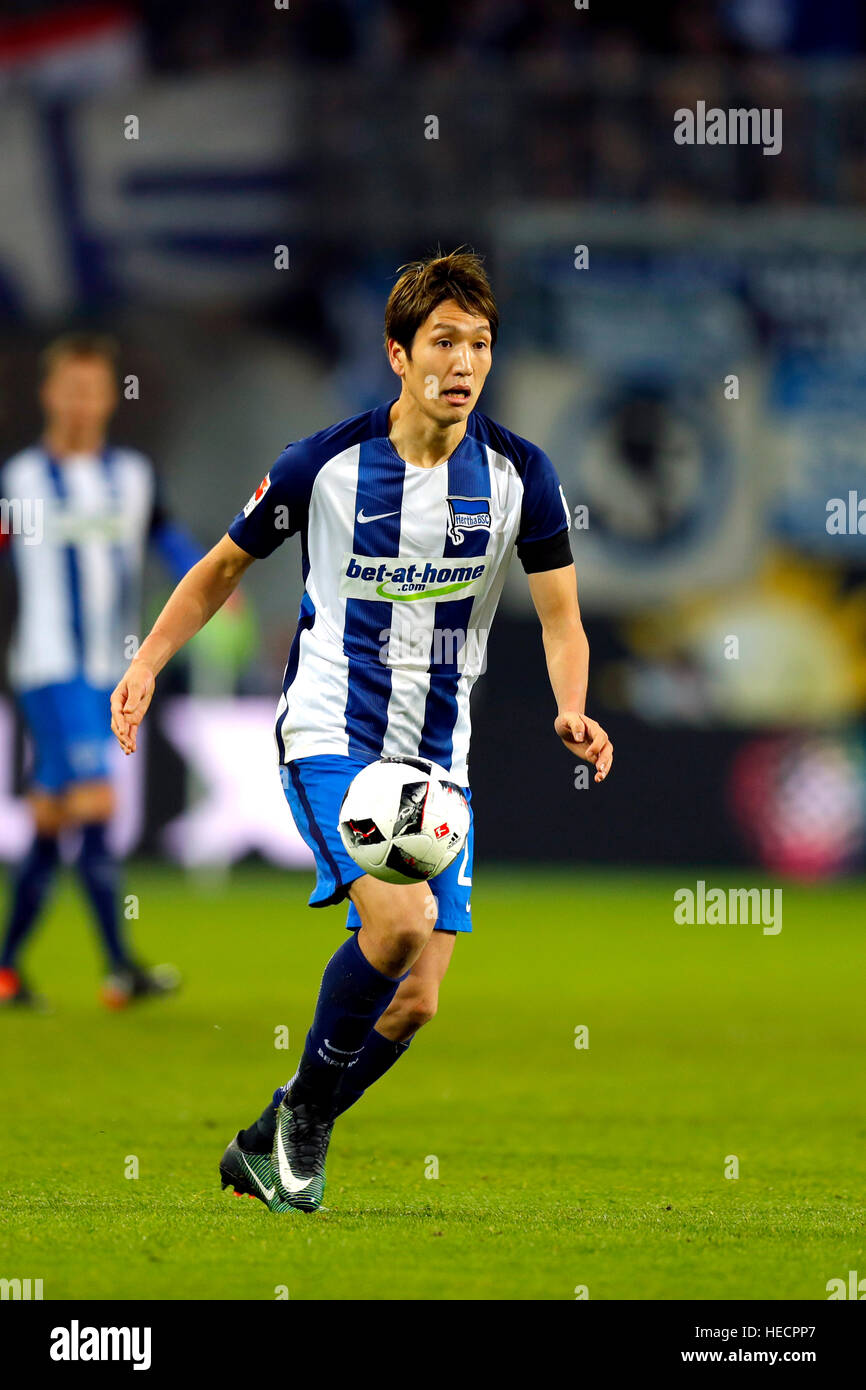 Wolfsburg, Germany. 3rd Dec, 2016. Genki Haraguchi (Hertha) Football ...