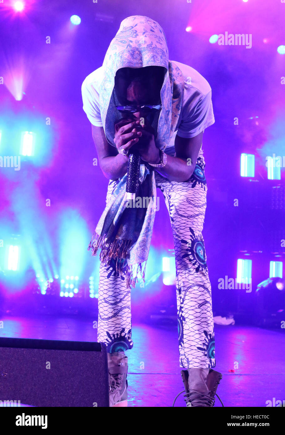 NEW YORK, NY - DECEMBER 18, 2016 Young Thug performs at the HiHorsed ...