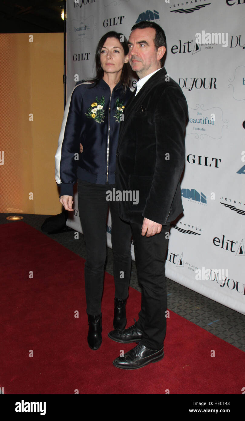 New York, USA. 19th Dec, 2016. Mary McCartney, Simon Aboud at AMBI ...