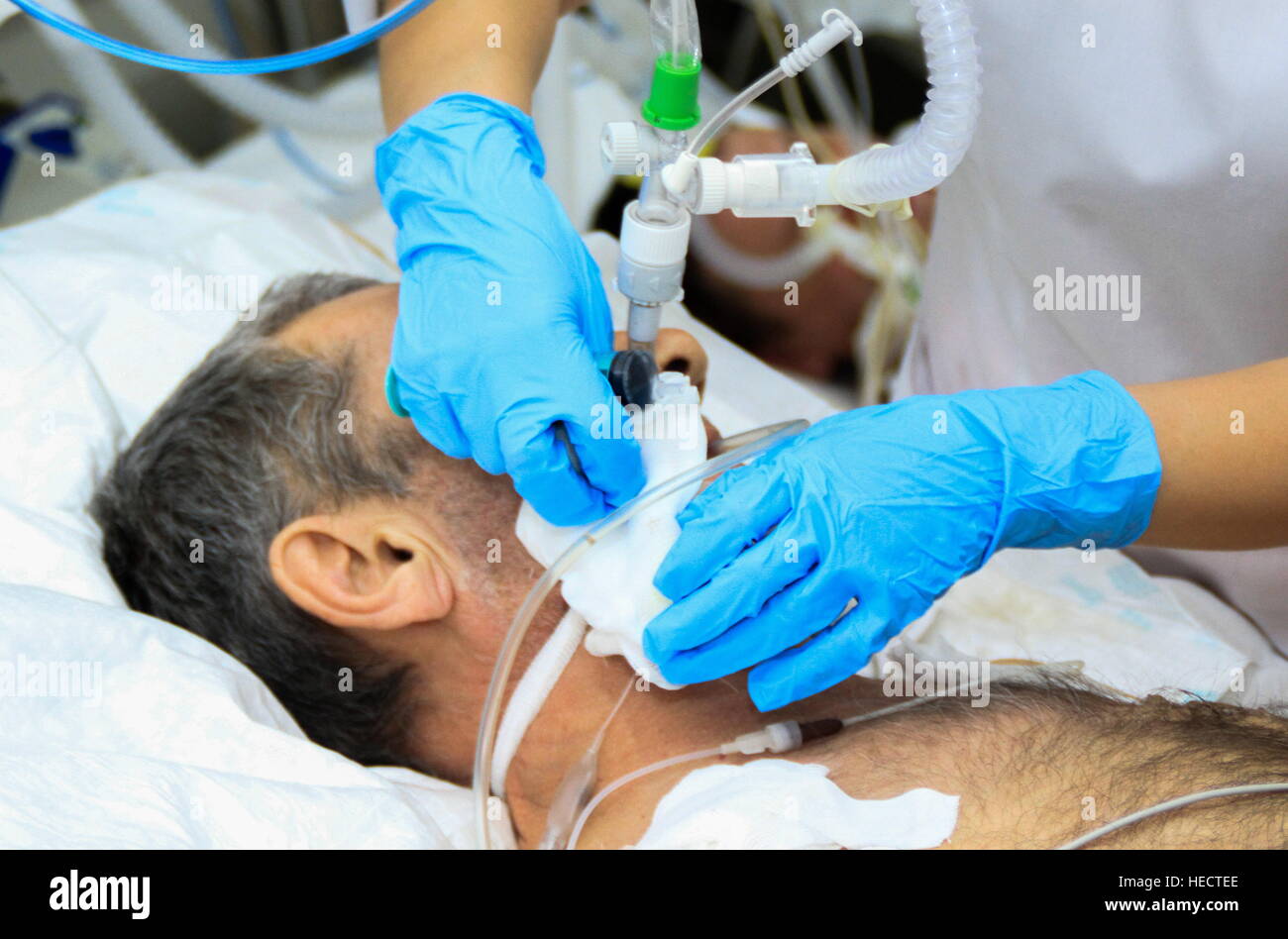 Nurse Bath Patient High Resolution Stock Photography and Images - Alamy