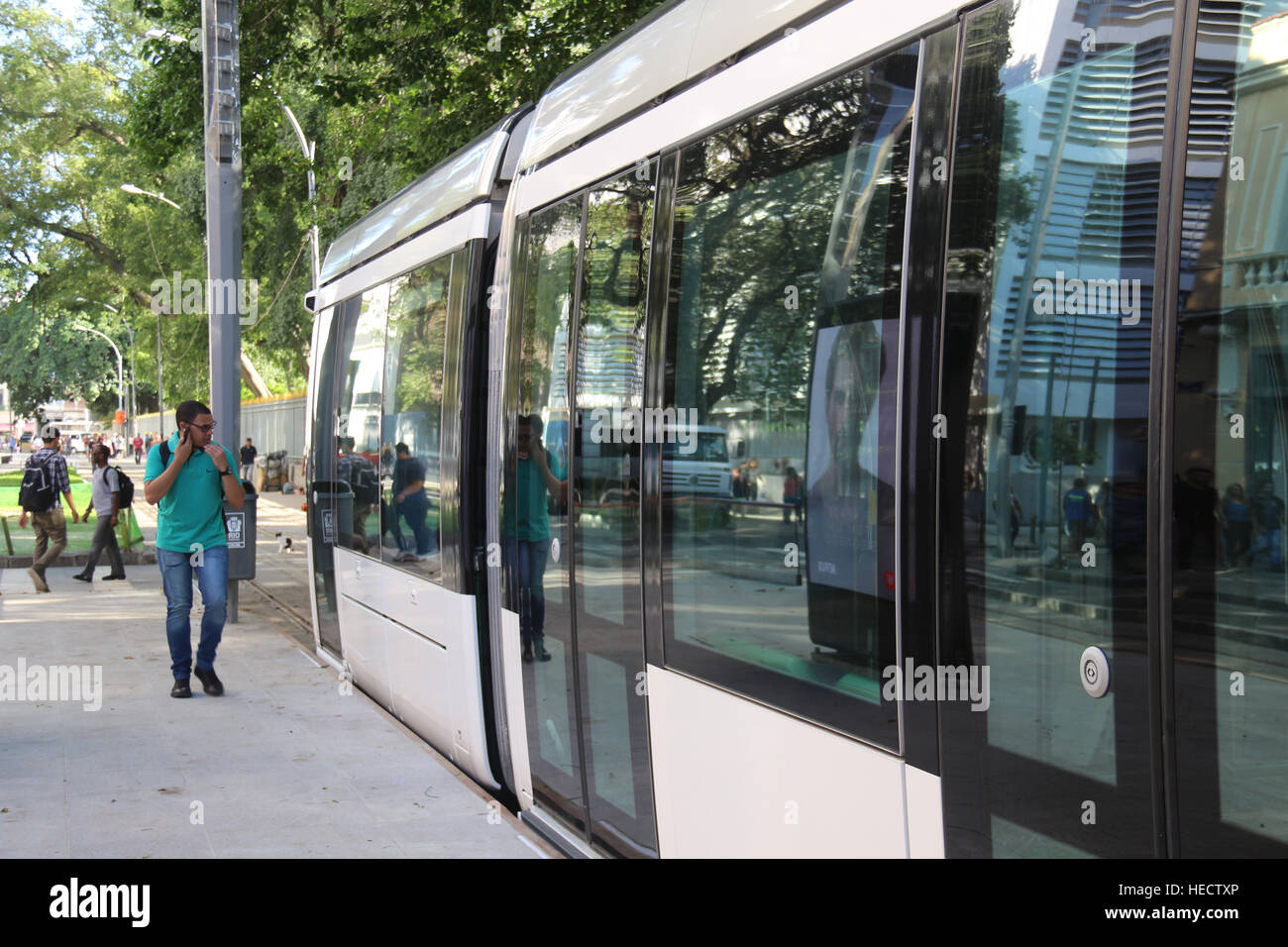 Light rail vehicle hi-res stock photography and images - Alamy