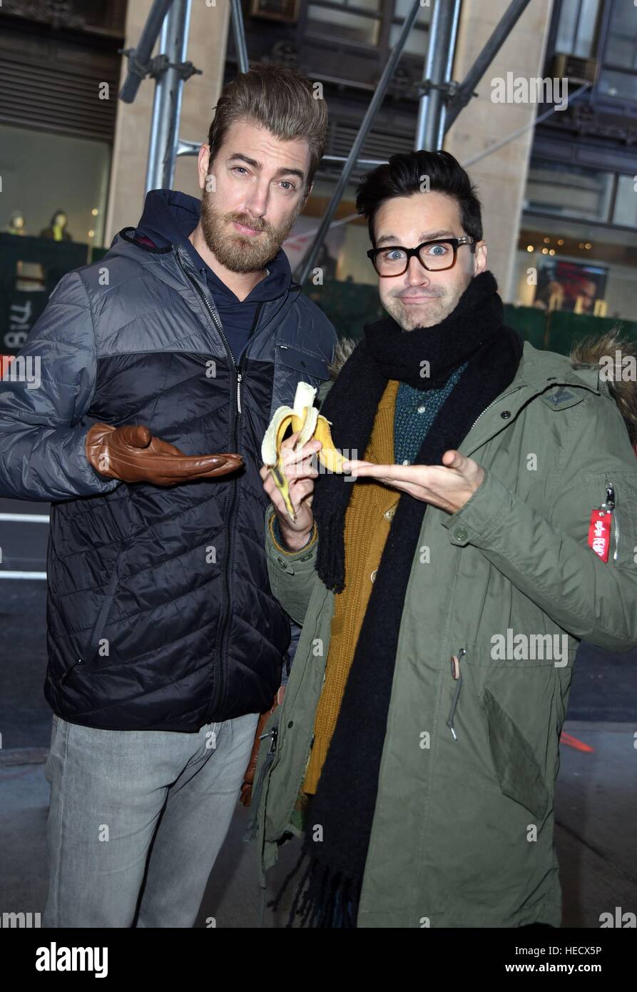New York, NY, USA. 20th Dec, 2016. Rhett and Link, Rhett James ...