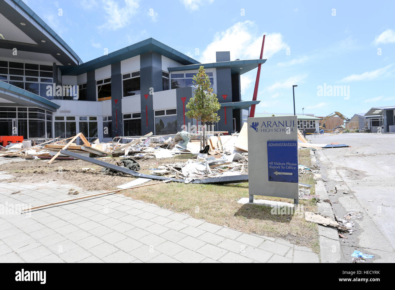 Christchurch, New Zealand. 20th December, 2016. Aranui High School is ...