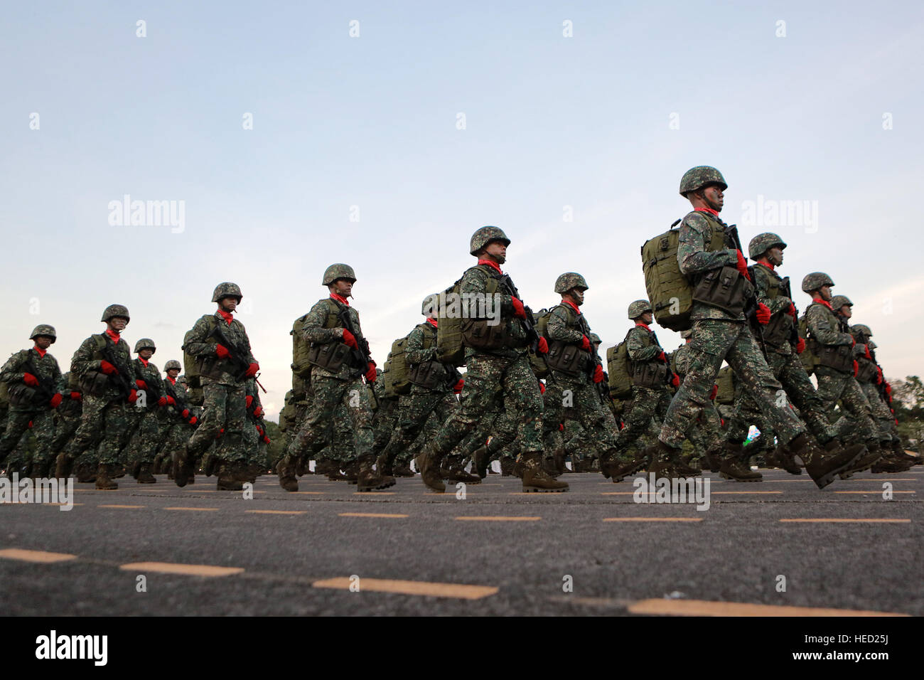 Quezon City, Philippines. 21st Dec, 2016. Soldiers from the Armed ...