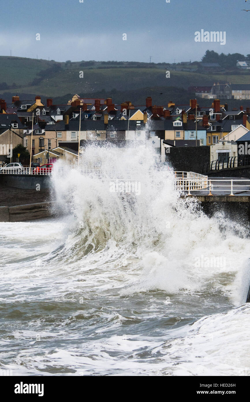 Aberystwyth, Wales, UK. 21 December 2016. UK Weather. On the shortest ...