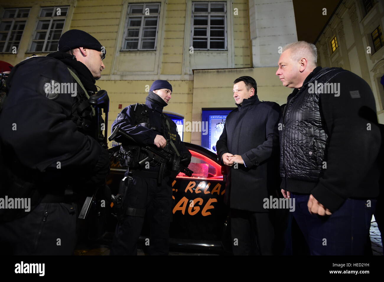 Prague, Czech Republic. 21st Dec, 2016. Interior Minister Milan ...