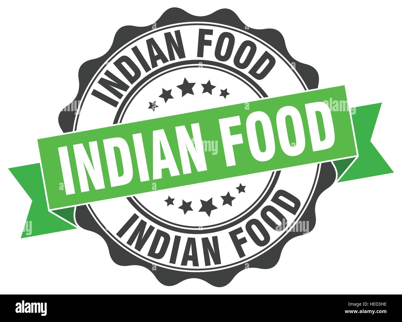 Indian food stamp sign seal hi-res stock photography and images - Alamy