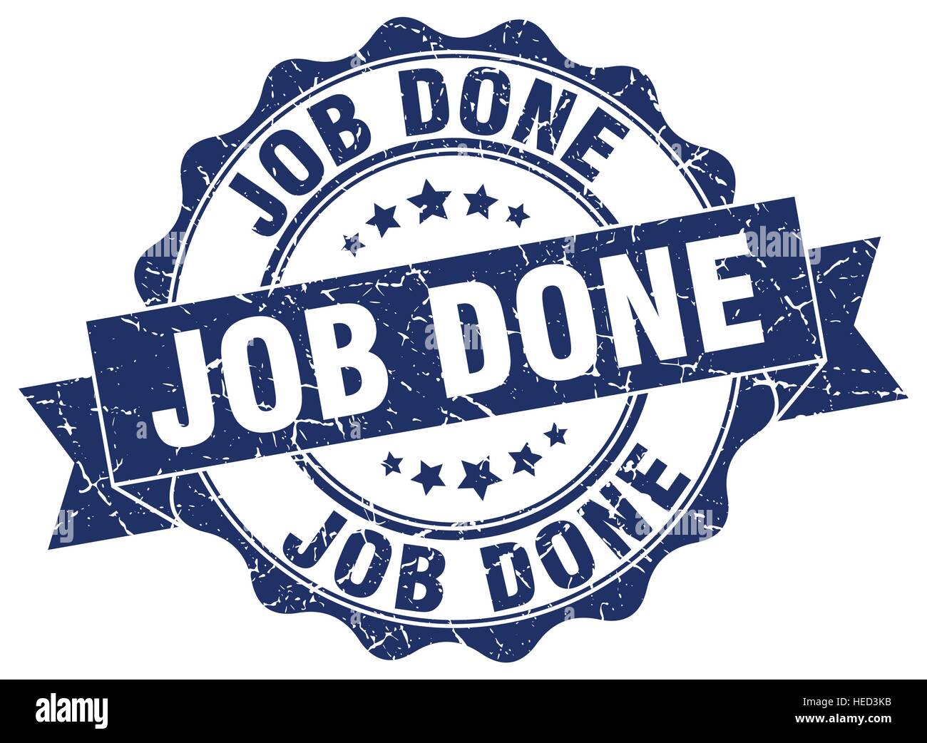 job done stamp. sign. seal Stock Vector Image & Art - Alamy