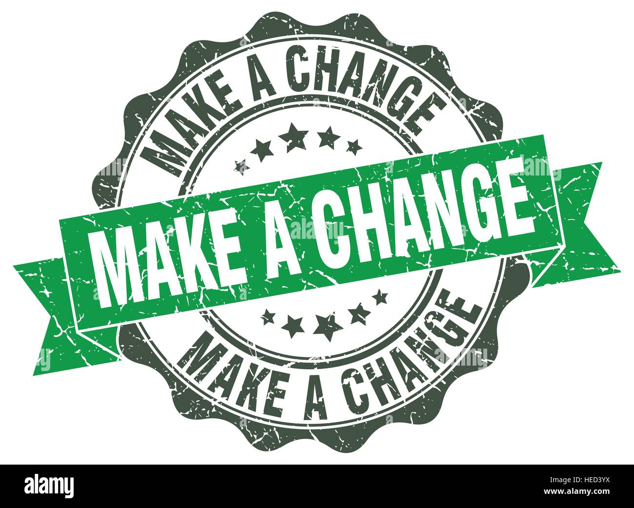 make a change stamp. sign. seal Stock Vector Image & Art - Alamy