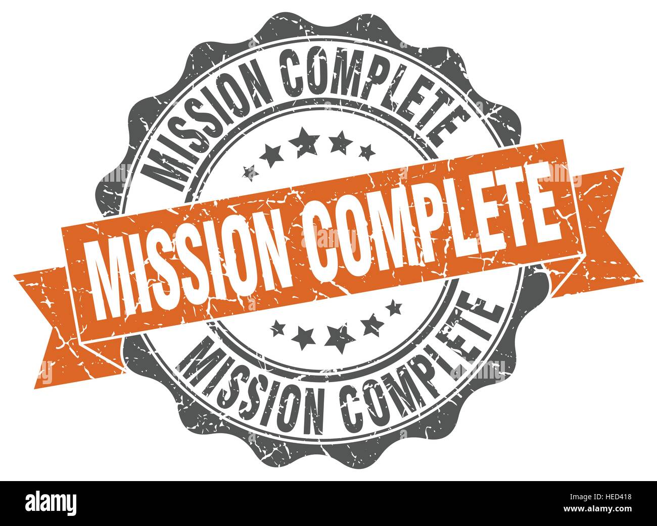 mission complete stamp. sign. seal Stock Vector Image & Art - Alamy
