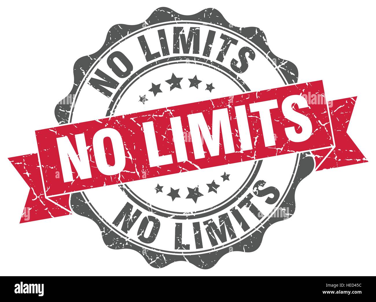 no limits stamp. sign. seal Stock Vector Image & Art - Alamy