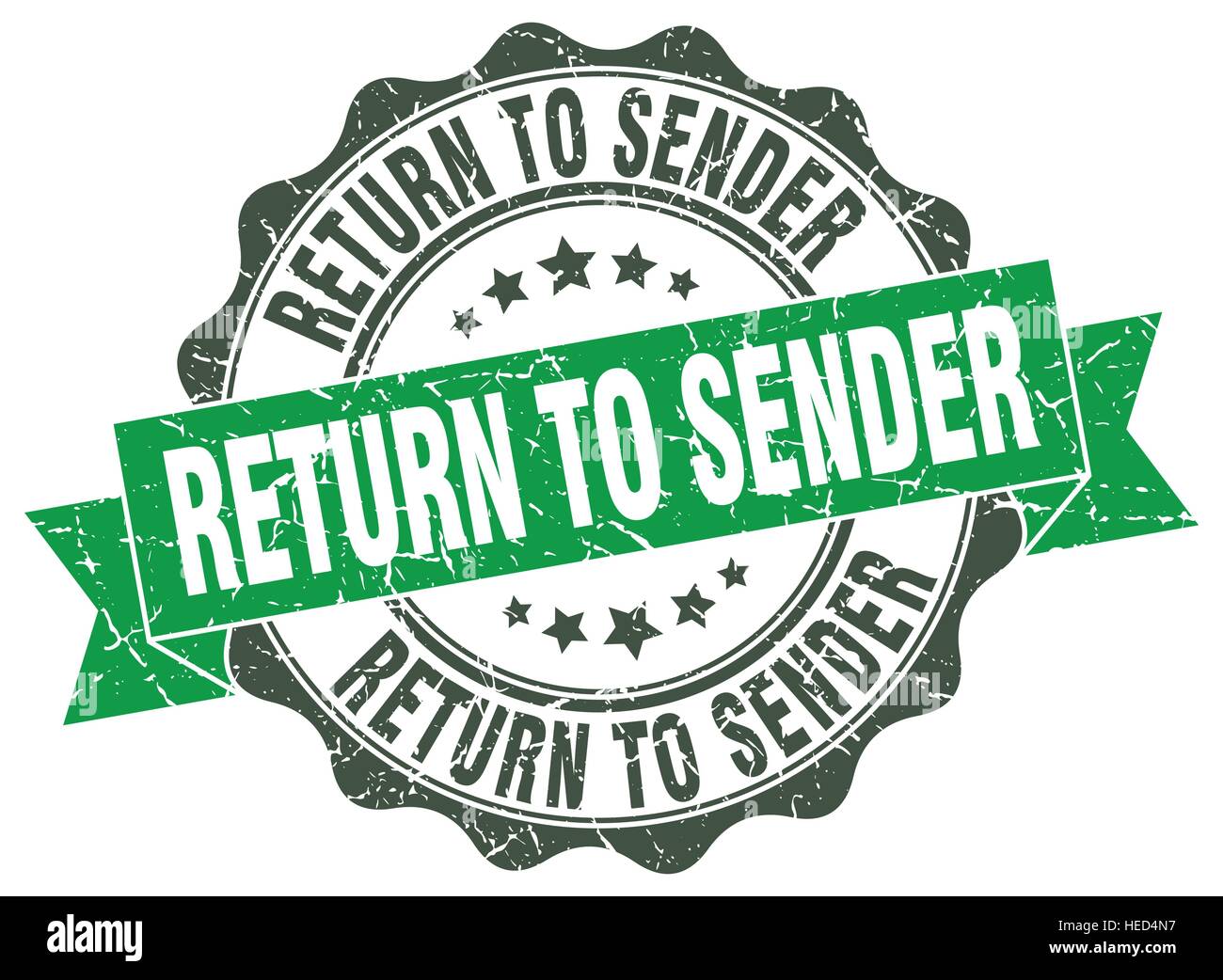 return to sender stamp. sign. seal Stock Vector Image & Art - Alamy