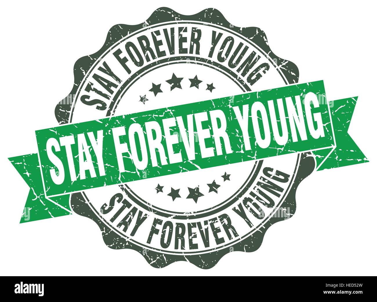 stay forever young stamp. sign. seal Stock Vector Image & Art - Alamy