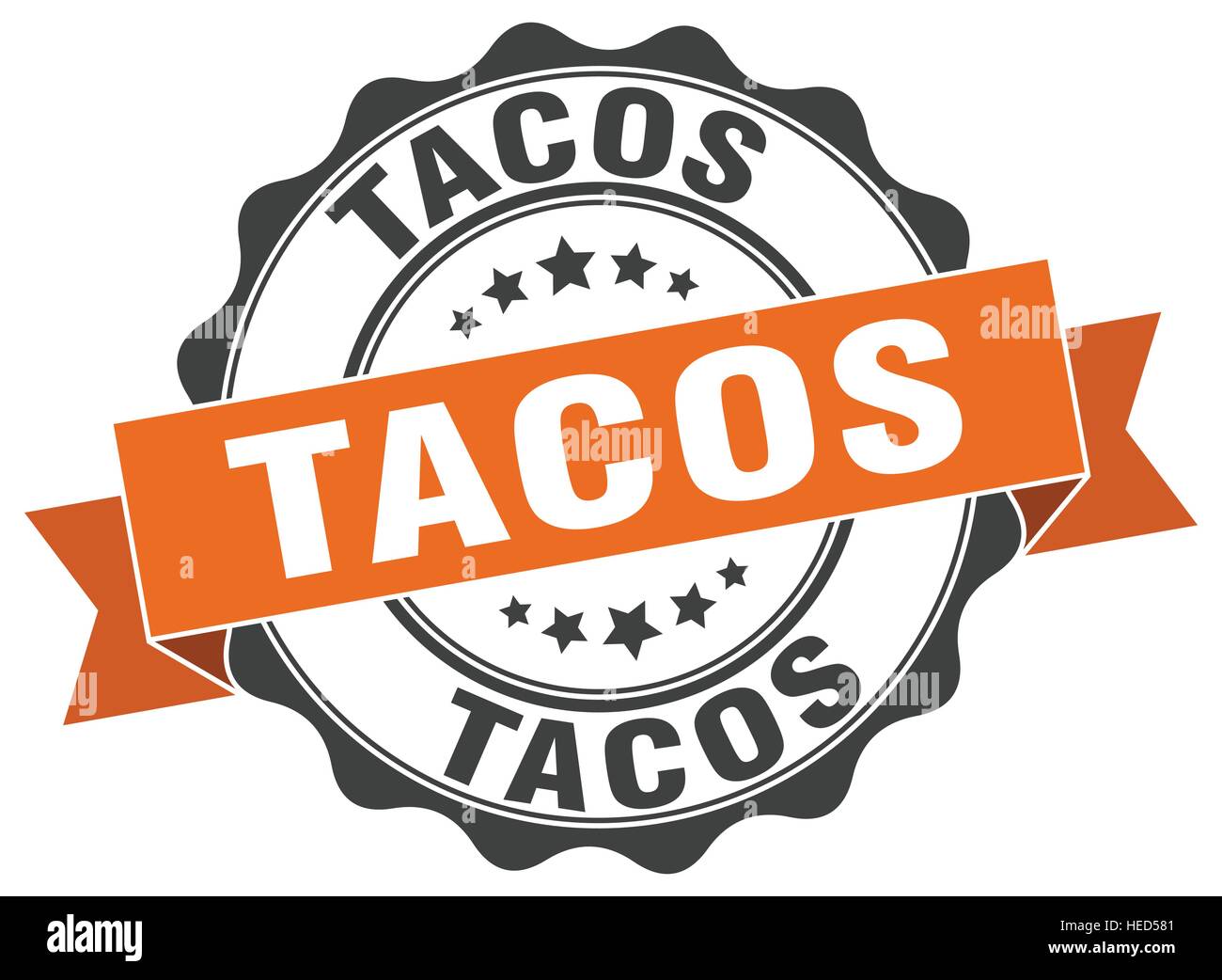 tacos stamp. sign. seal Stock Vector Image & Art - Alamy