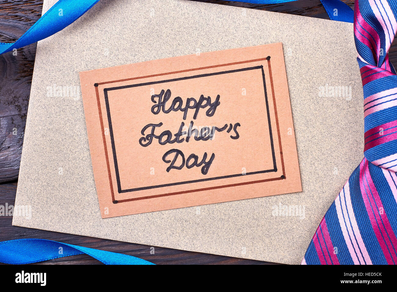 Happy Father's Day greeting card Stock Photo - Alamy