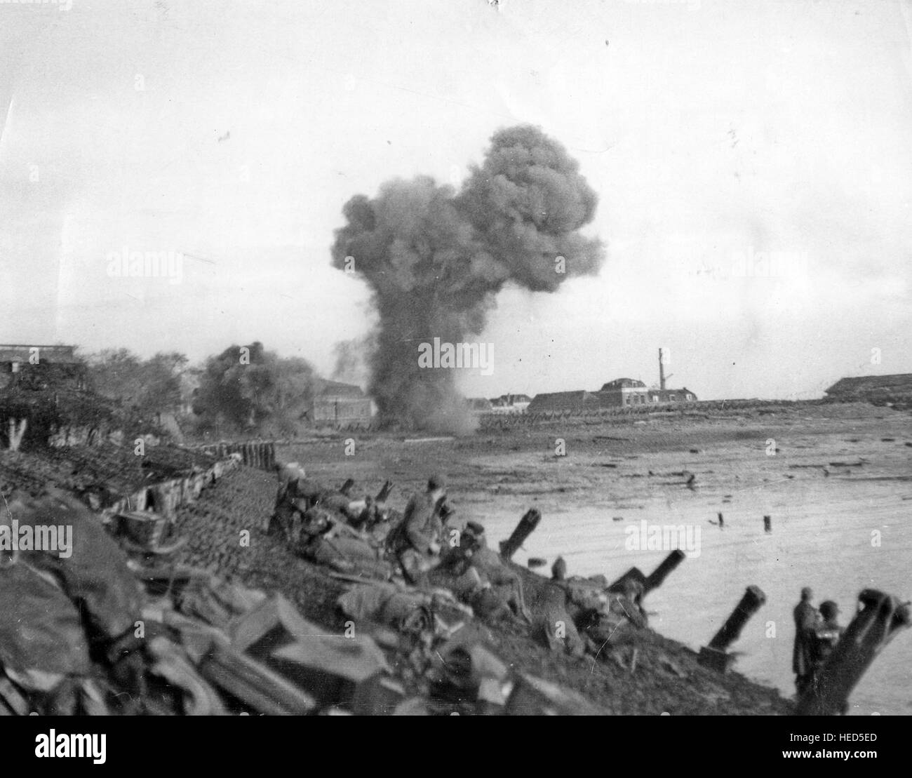 Walcheren ww2 Black and White Stock Photos & Images - Alamy