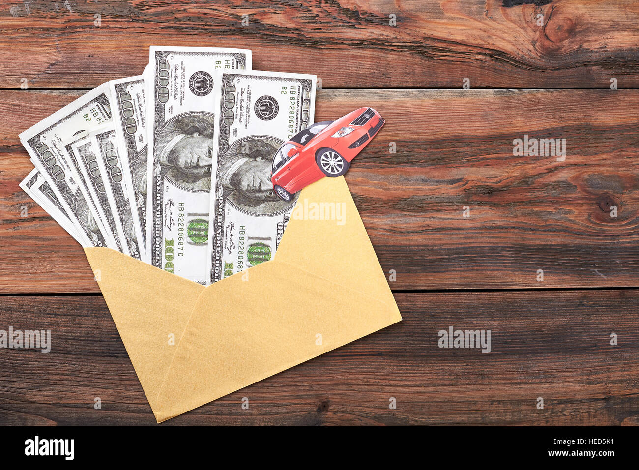 Saving money concept envelope hi-res stock photography and images - Alamy