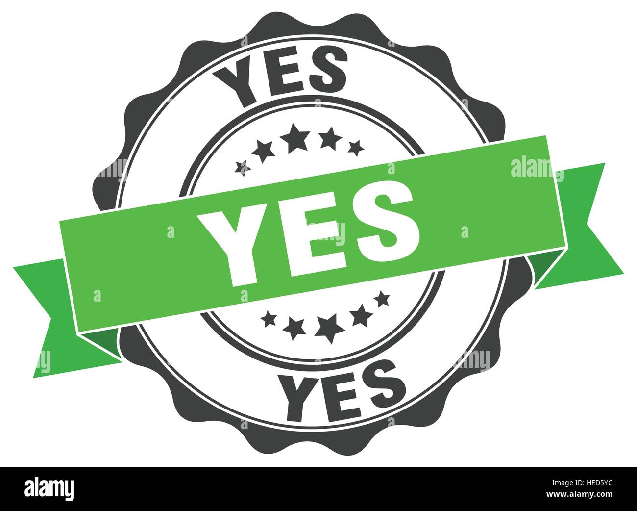 yes stamp. sign. seal Stock Vector Image & Art - Alamy
