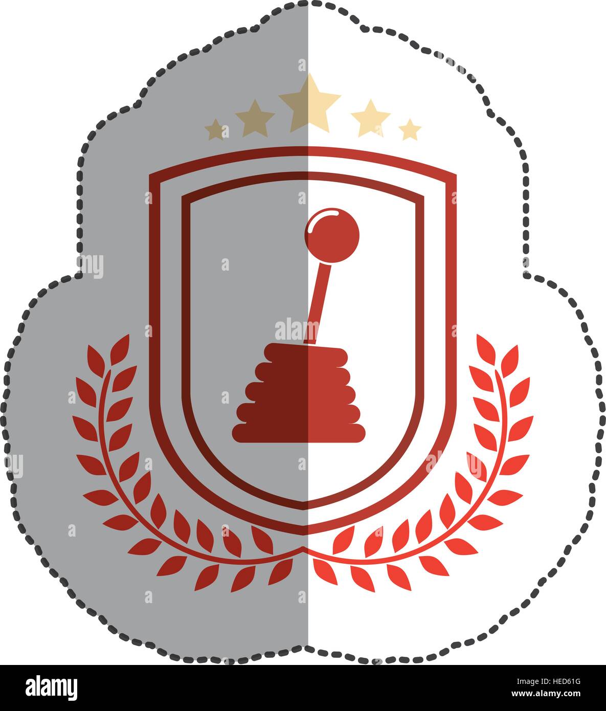 Stick icon. Car automobile transportation and vehicle theme. Isolated ...