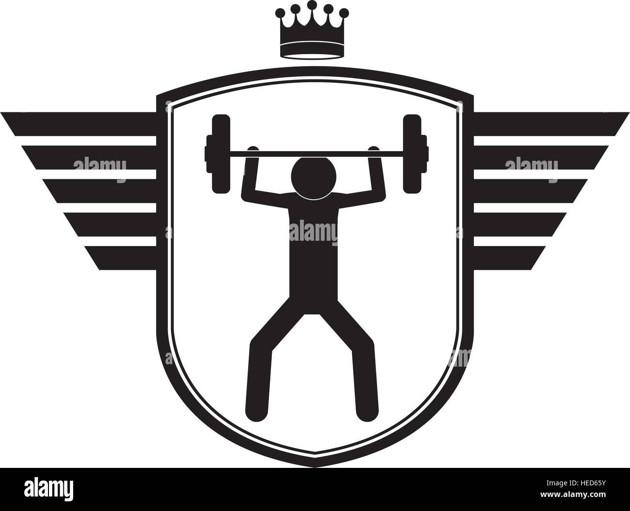 Man doing excercise icon. Healthy lifestyle fitness gym and ...