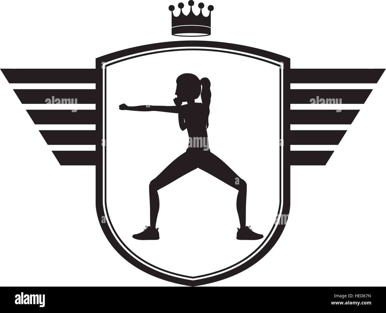 Girl doing excercise icon. Healthy lifestyle fitness gym and ...