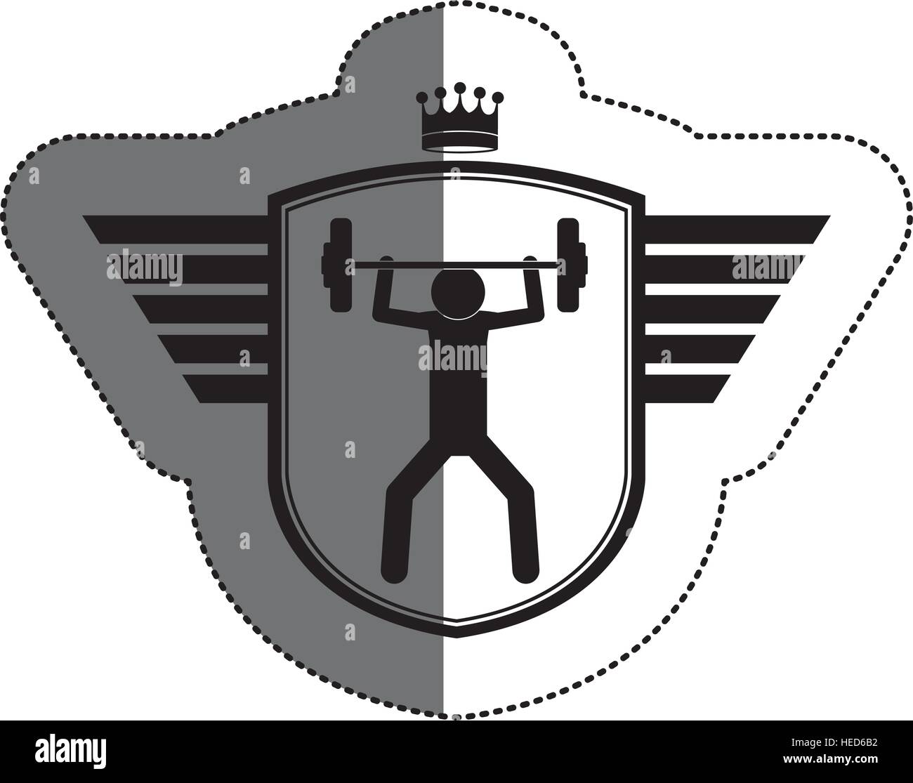 Man doing excercise icon. Healthy lifestyle fitness gym and ...