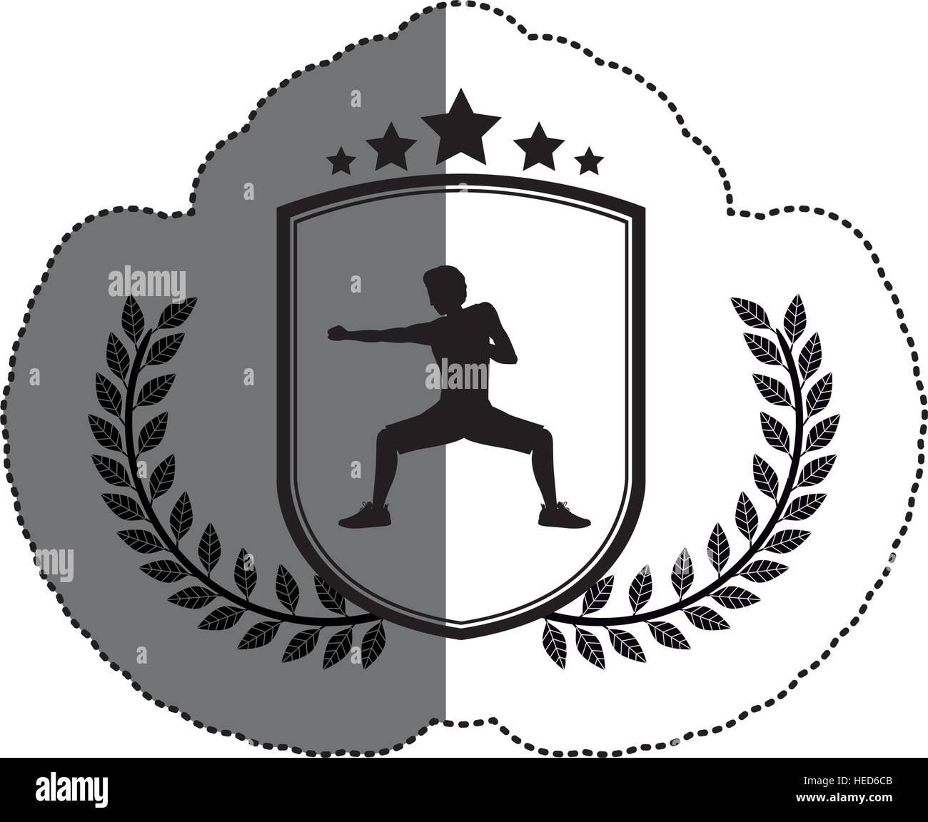 Man doing excercise icon. Healthy lifestyle fitness gym and ...