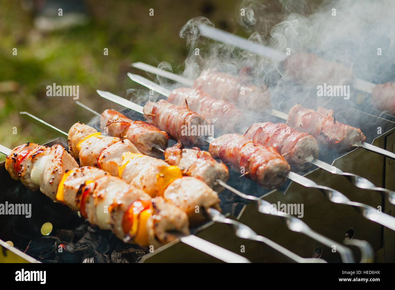 Pork skew hi-res stock photography and images - Alamy