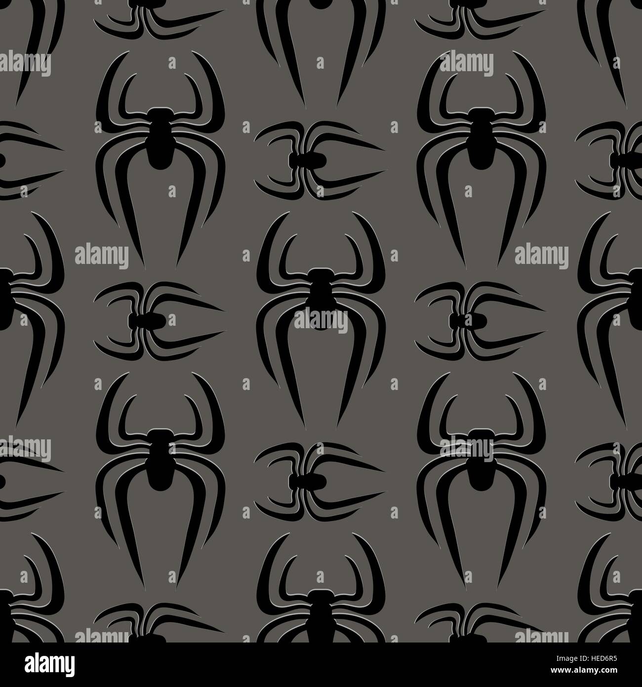 Poisonous Spider Seamless Pattern Stock Vector Image & Art - Alamy