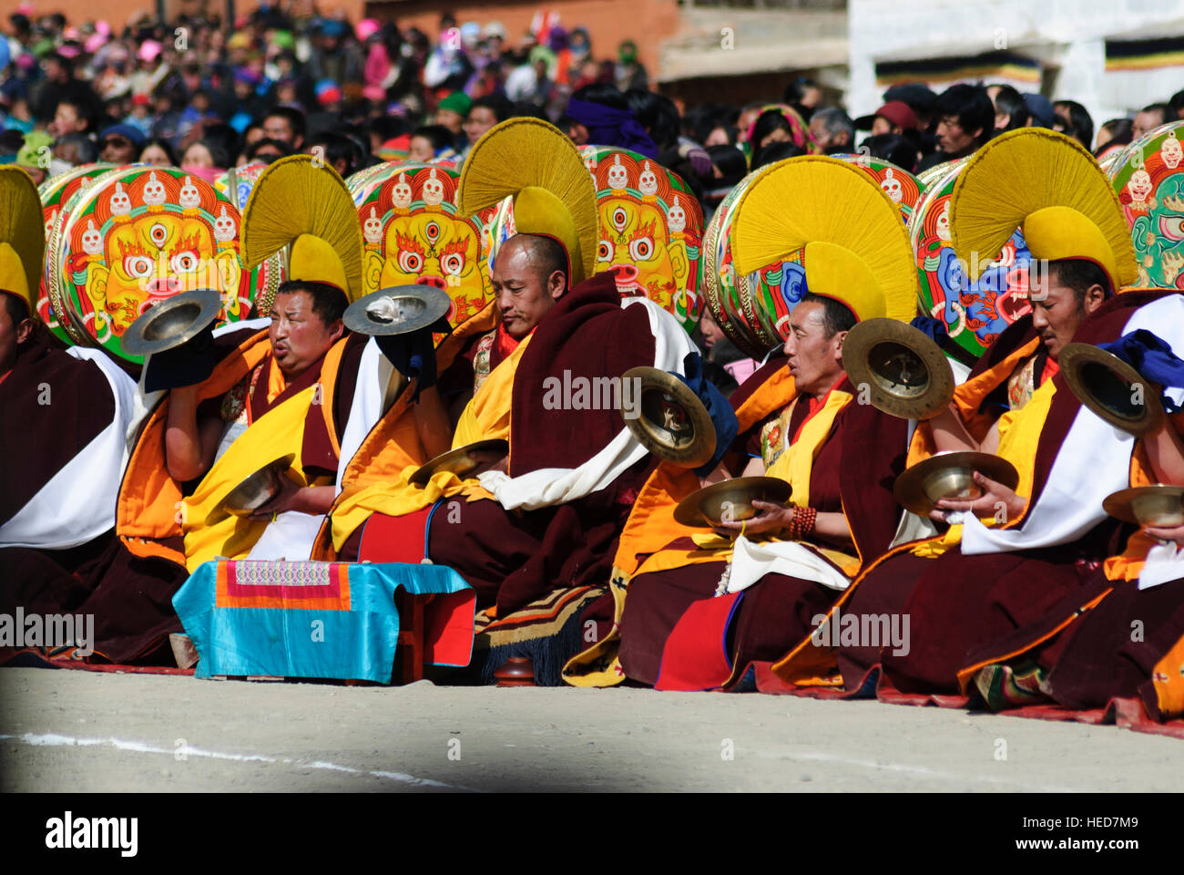 Xiahe: Tibetan Monastery Labrang at the Monlam Festival; Cham dance ...