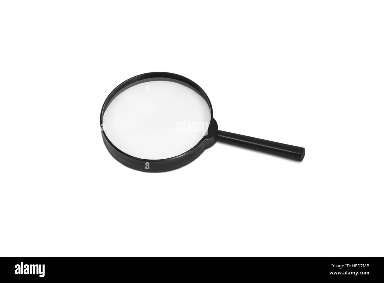 magnifying glass isolated on white background Stock Photo - Alamy