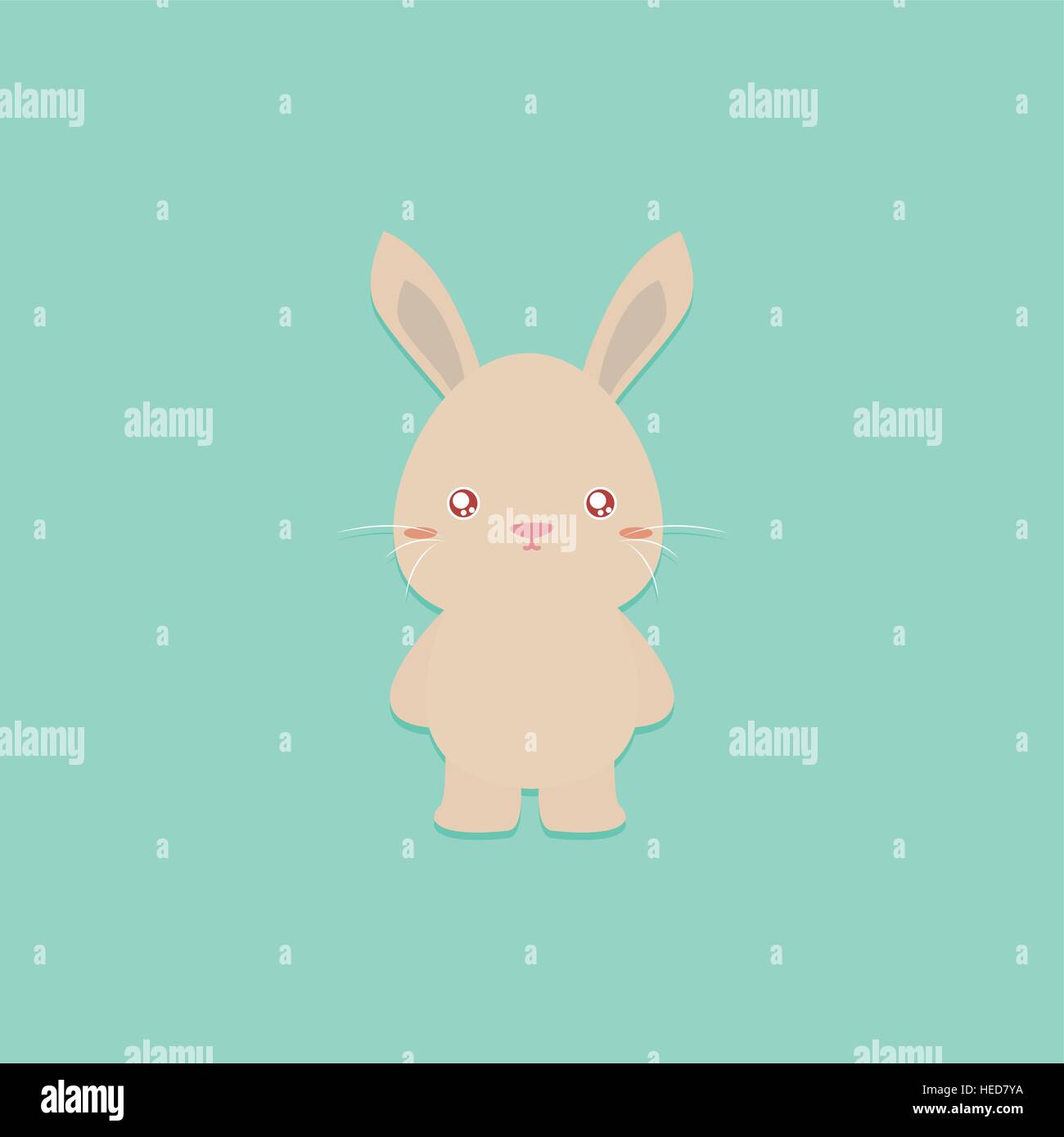 Cute Cartoon rabbit Stock Vector Image & Art - Alamy