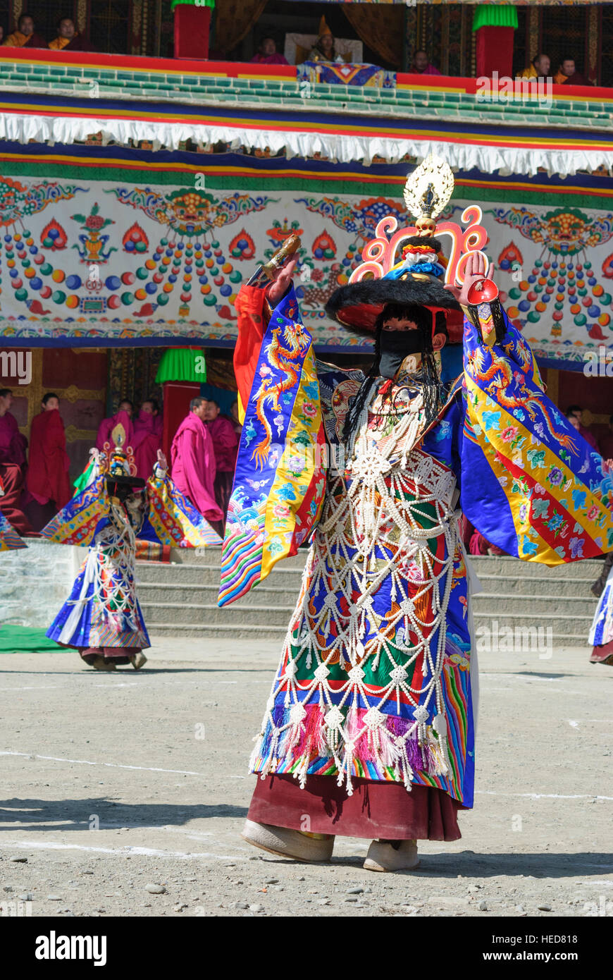 Xiahe: Tibetan Monastery Labrang at the Monlam Festival; Cham dance ...