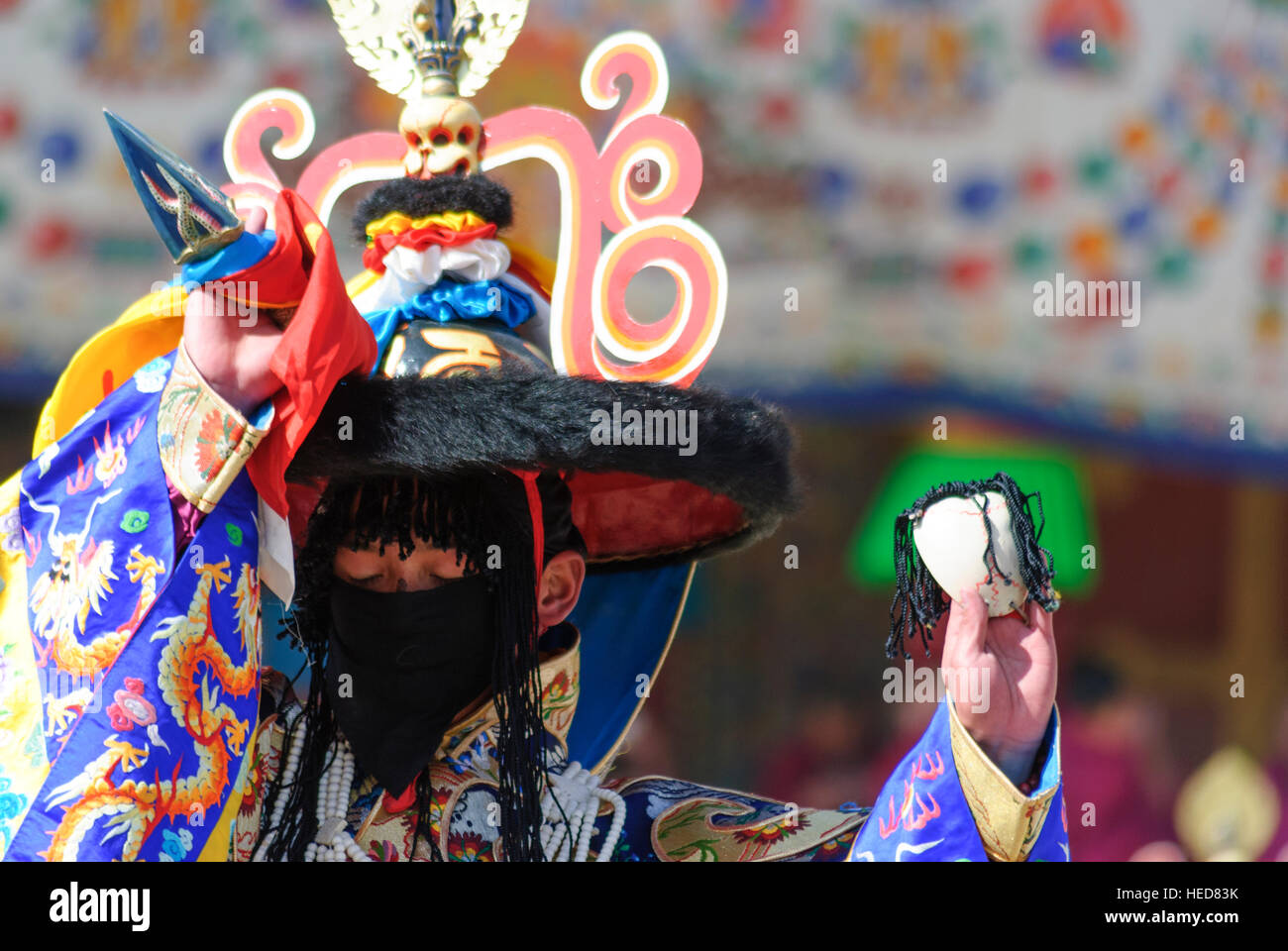 Xiahe: Tibetan Monastery Labrang at the Monlam Festival; Cham dance ...
