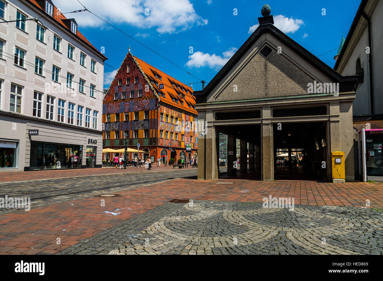 architectural style,Augsburg,germany,bavaria,bayern,cityscape ...
