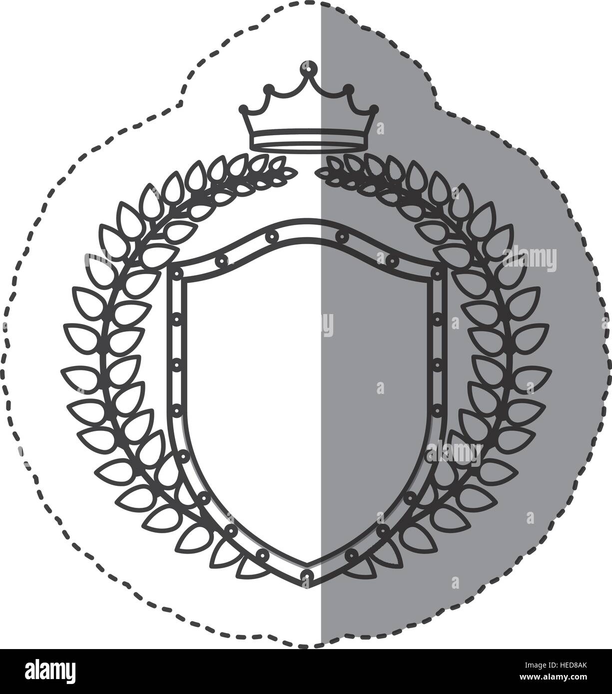 label with crown icon. Banner product decoration and emblem theme ...