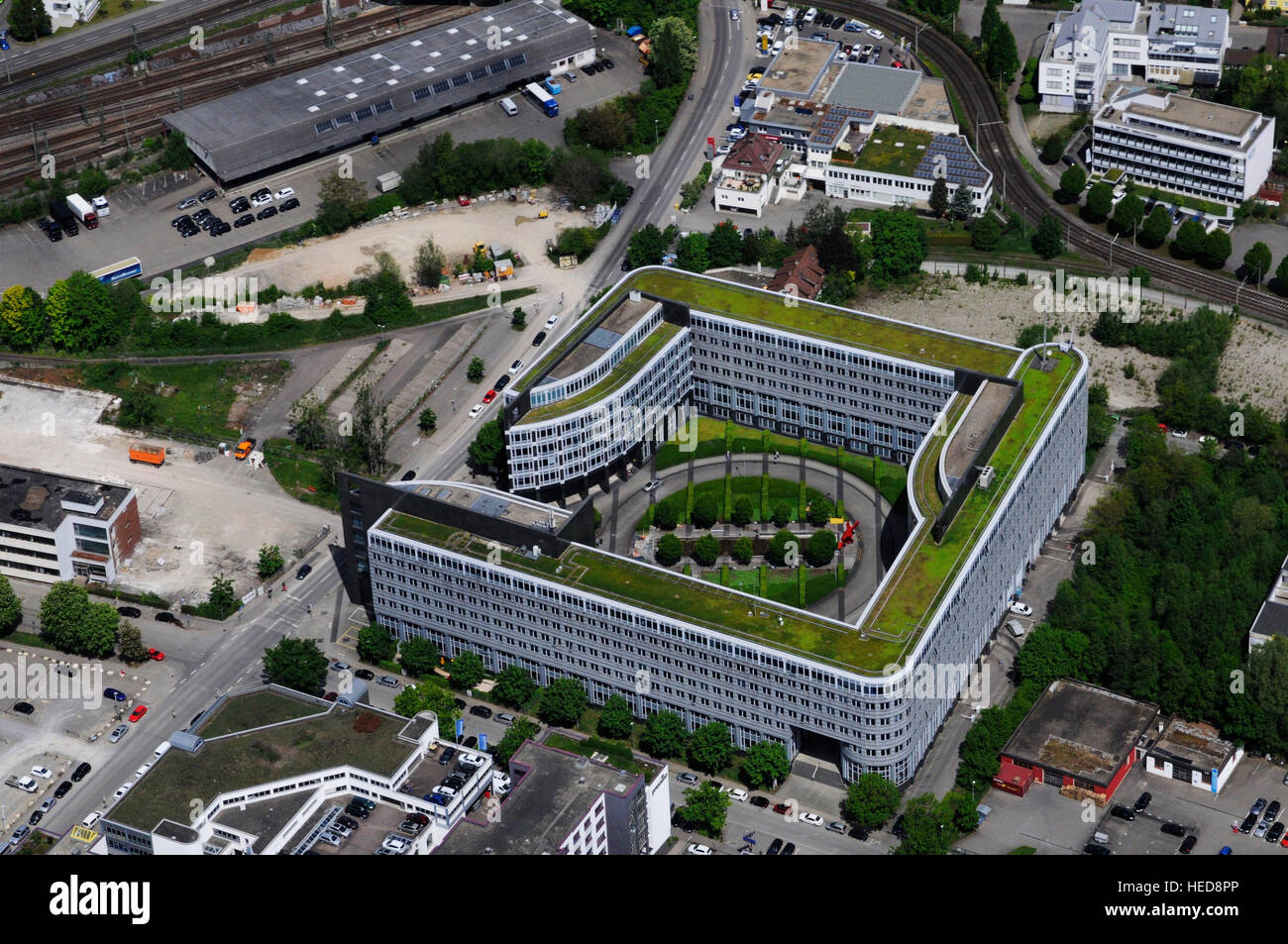 LUFTBILD, Stuttgart-Vaihingen, Regierungspräsidium Stock Photo - Alamy