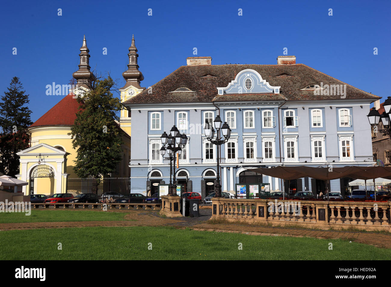 Rumänien, Banat, Timisoara, Temeschwar, Altstadt, am Piata Unirii ...