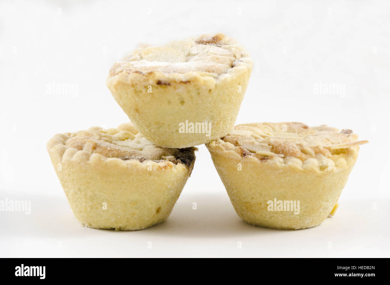 A stack of three mince pies Stock Photo - Alamy