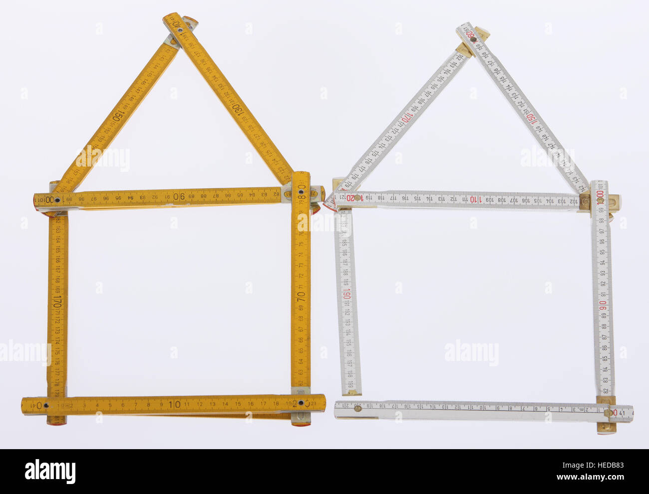 Ruler constructions hi-res stock photography and images - Alamy